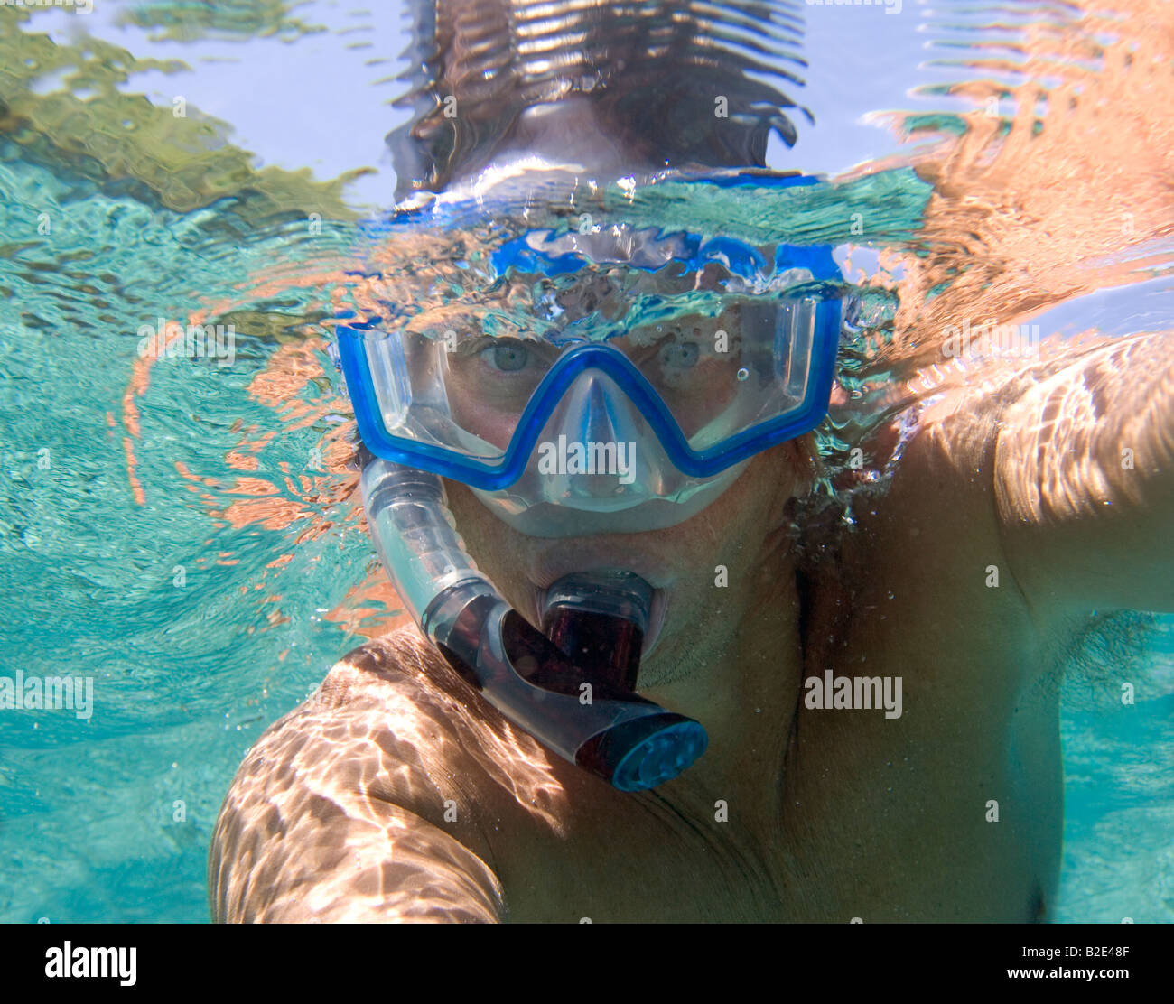 Snorkeling caribbean hi-res stock photography and images - Alamy