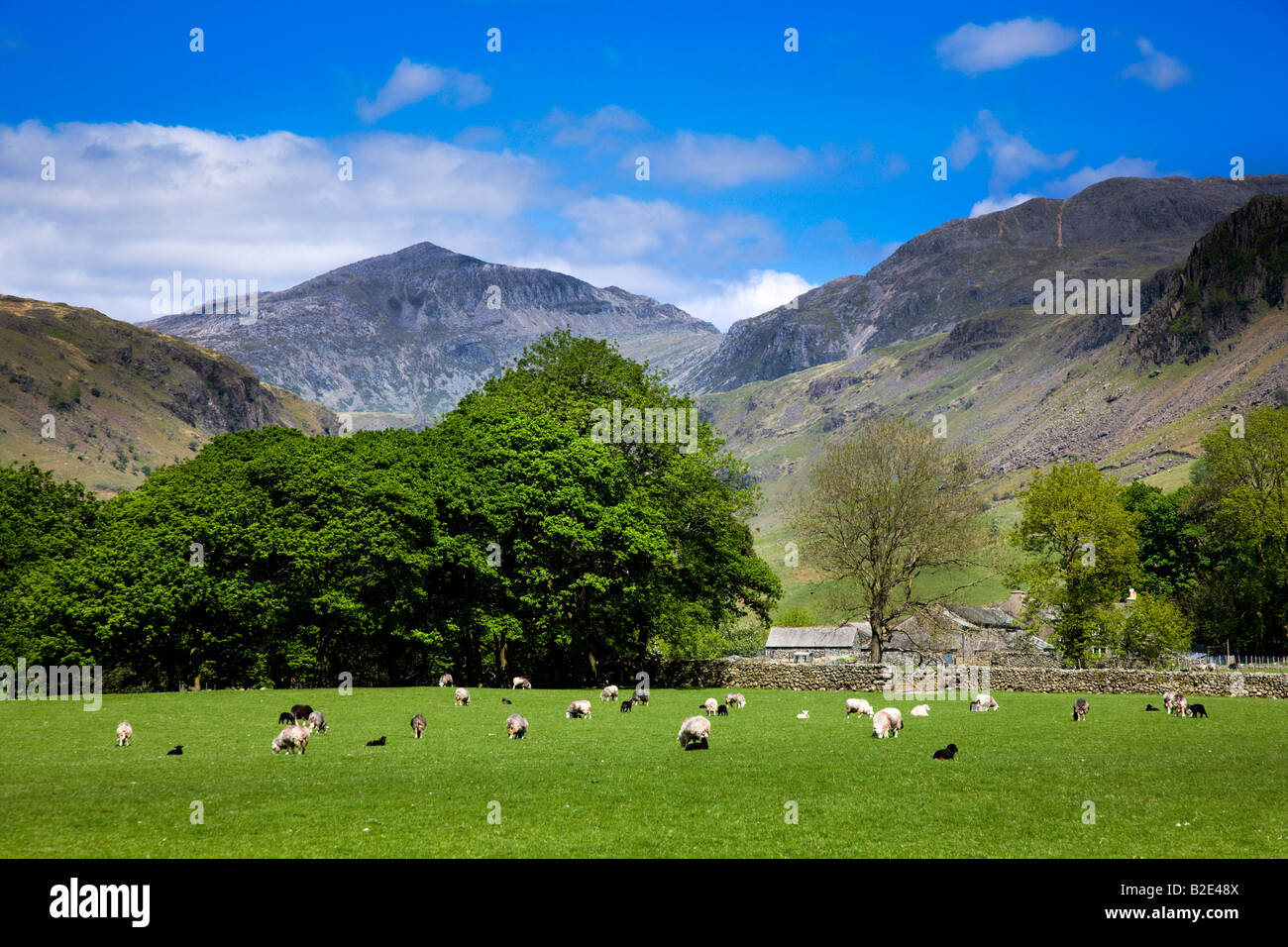 The Eskdale Valley Looking Towards The Scafell Mountain Range, Eskdale ...