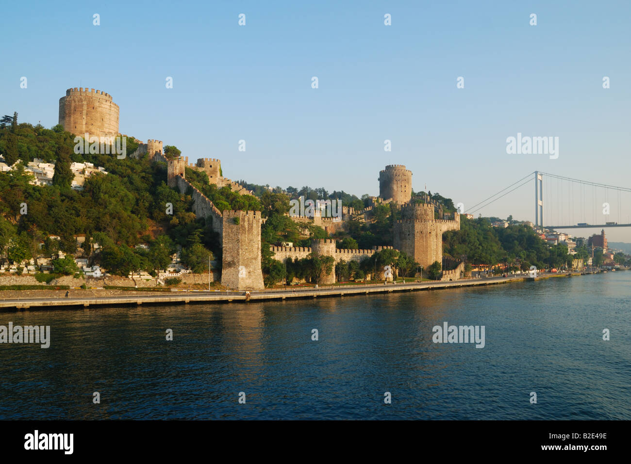 Old castle in Istanbul Stock Photo - Alamy