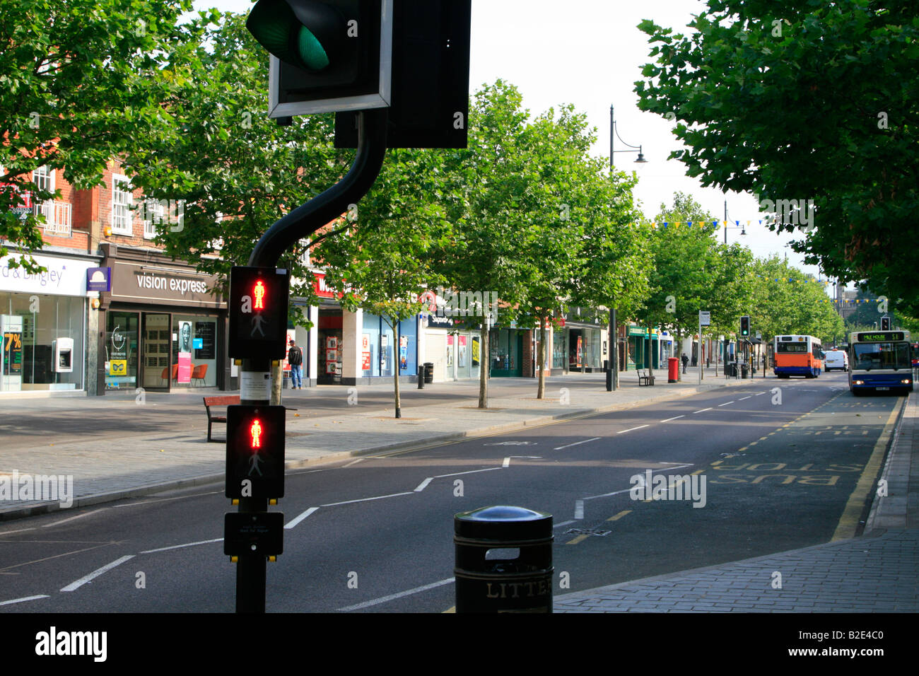 St Albans town centre high street hertfordshire england uk gb Stock ...