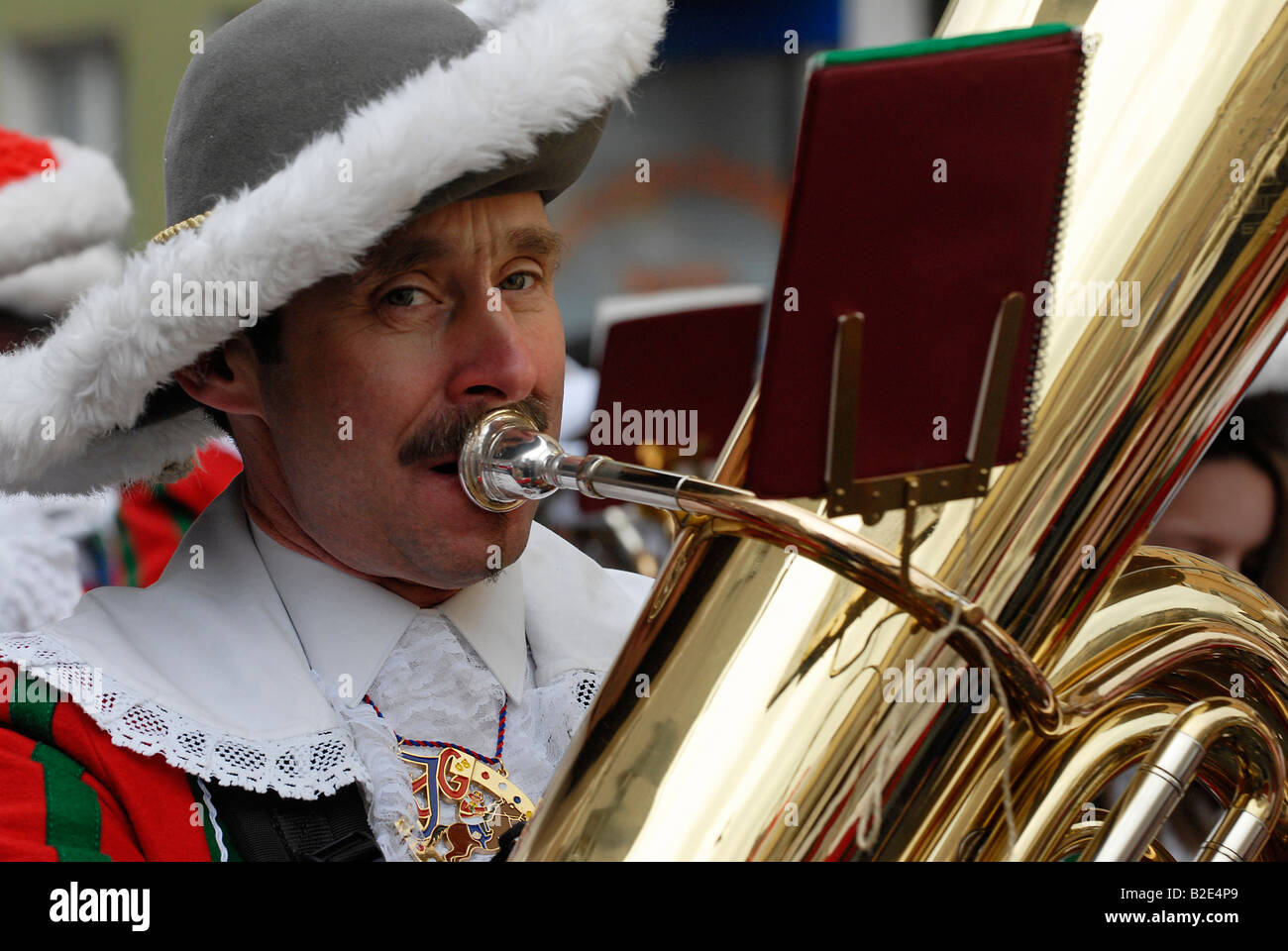Scenes from carnival parade in Germany Stock Photo - Alamy