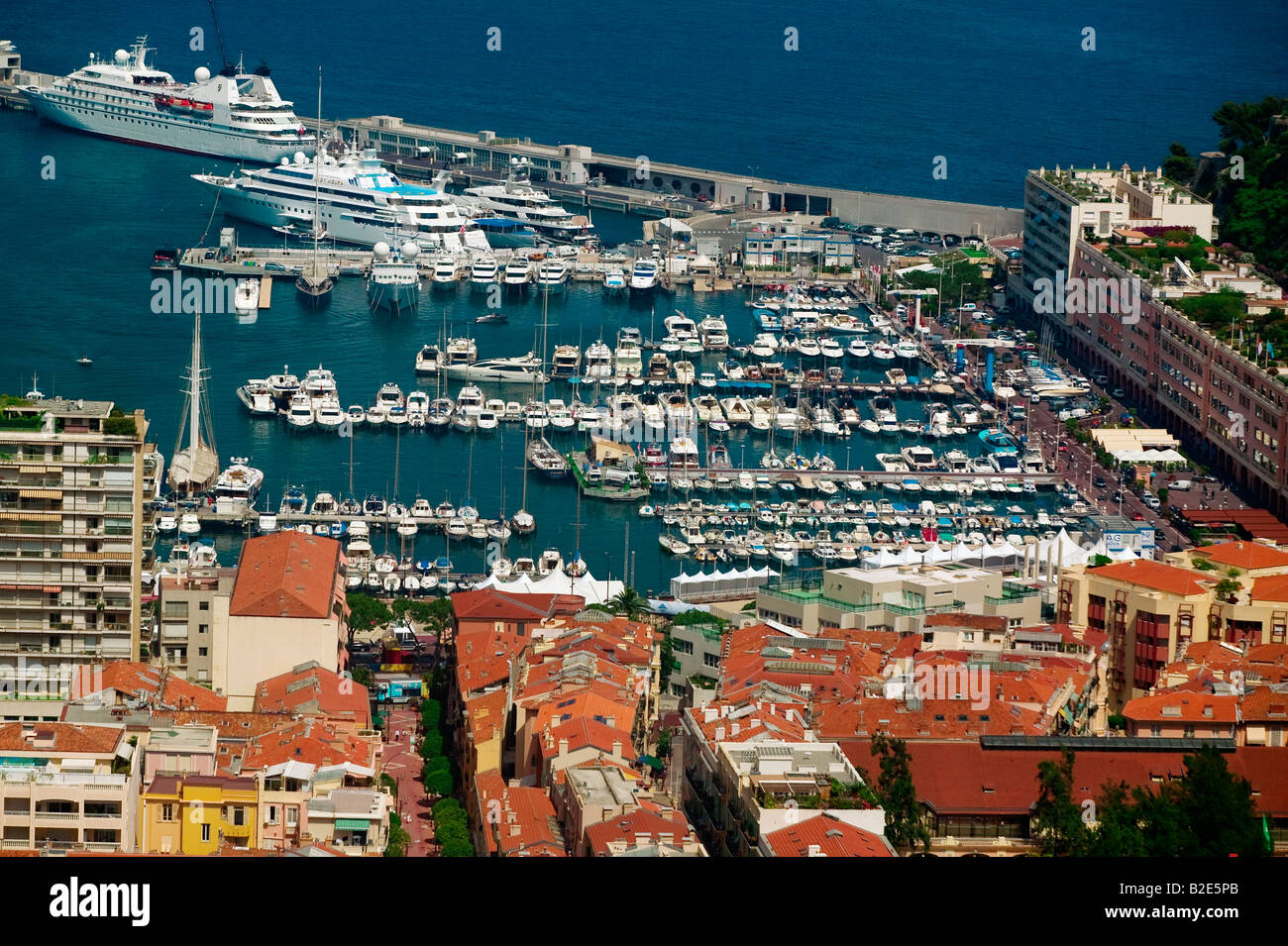 THE HARBOUR MONACO RIVIERA Stock Photo - Alamy