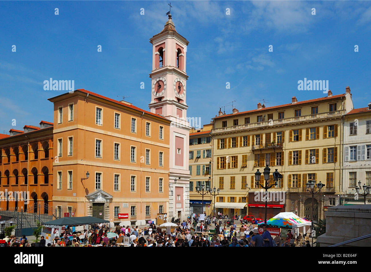 View of Place Rossetti Nice, France Stock Photo - Alamy