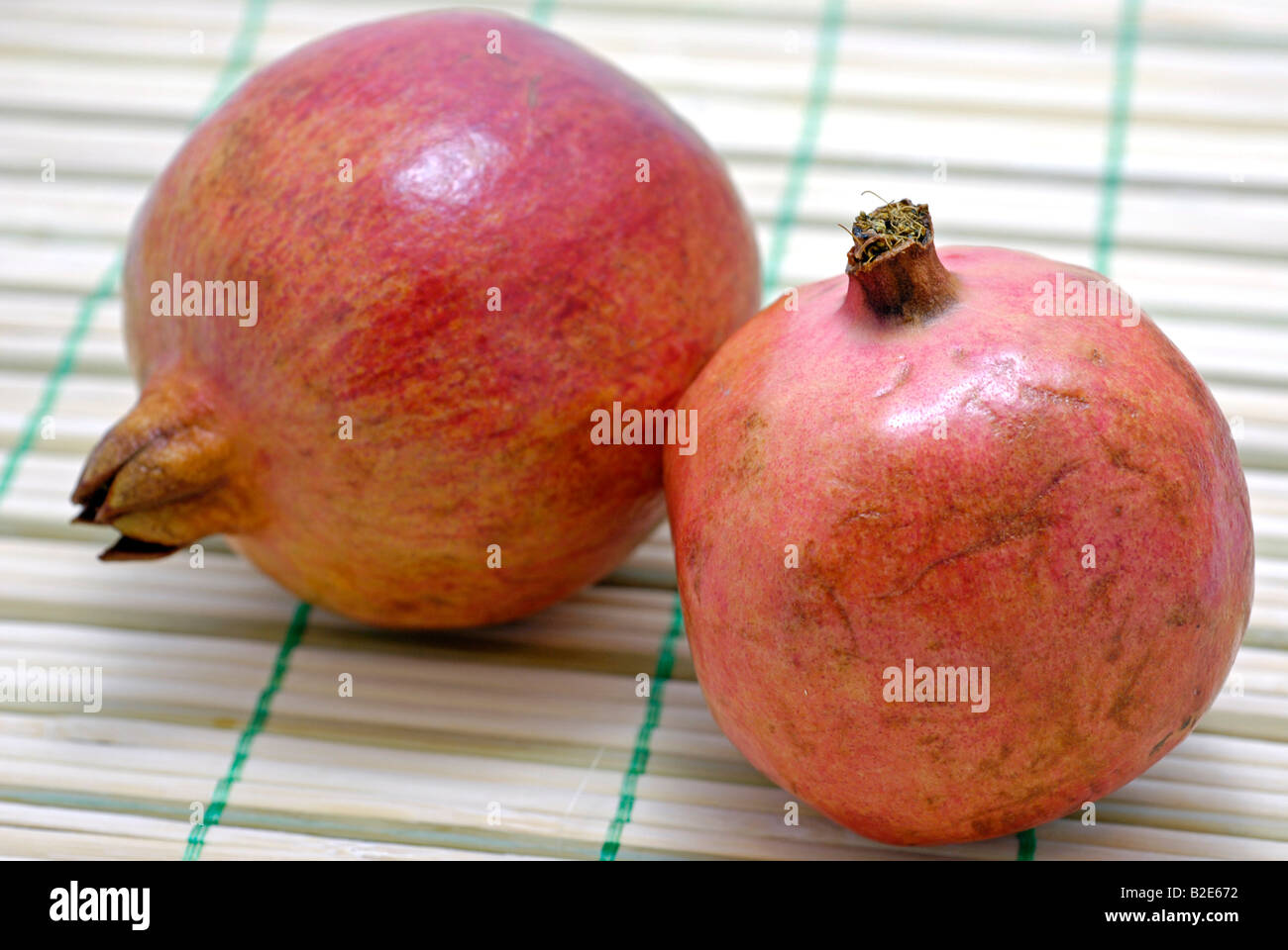 Pair of Pomegranates Stock Photo - Alamy