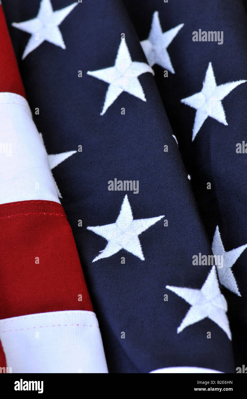 Colors Of America - vertical image of the stars and stripes of a US ...