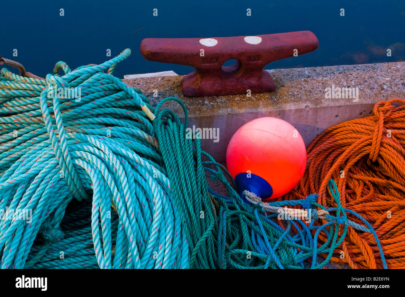 Fishing buoy rope hi-res stock photography and images - Alamy