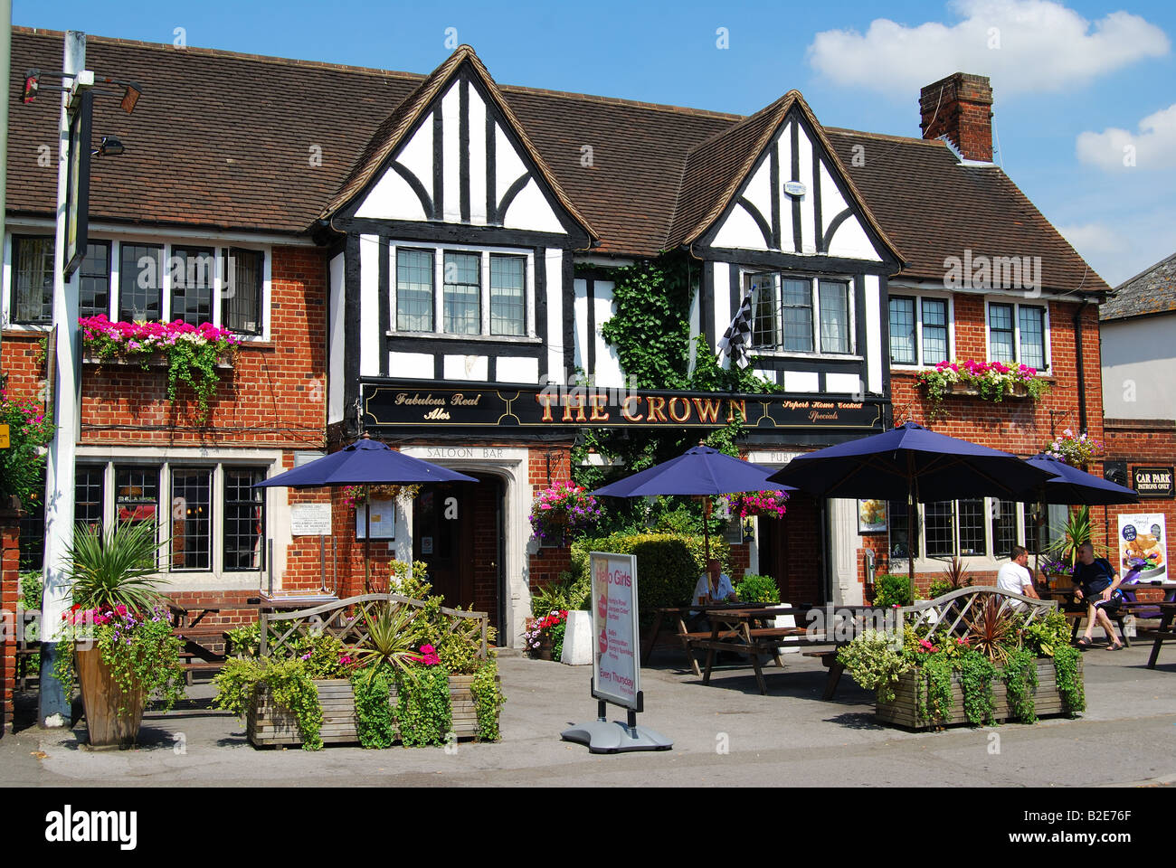 The Crown Pub, High Street, Egham, Surrey, England, United Kingdom ...