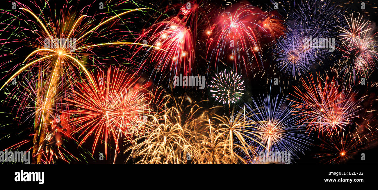 Different fireworks hi-res stock photography and images - Alamy