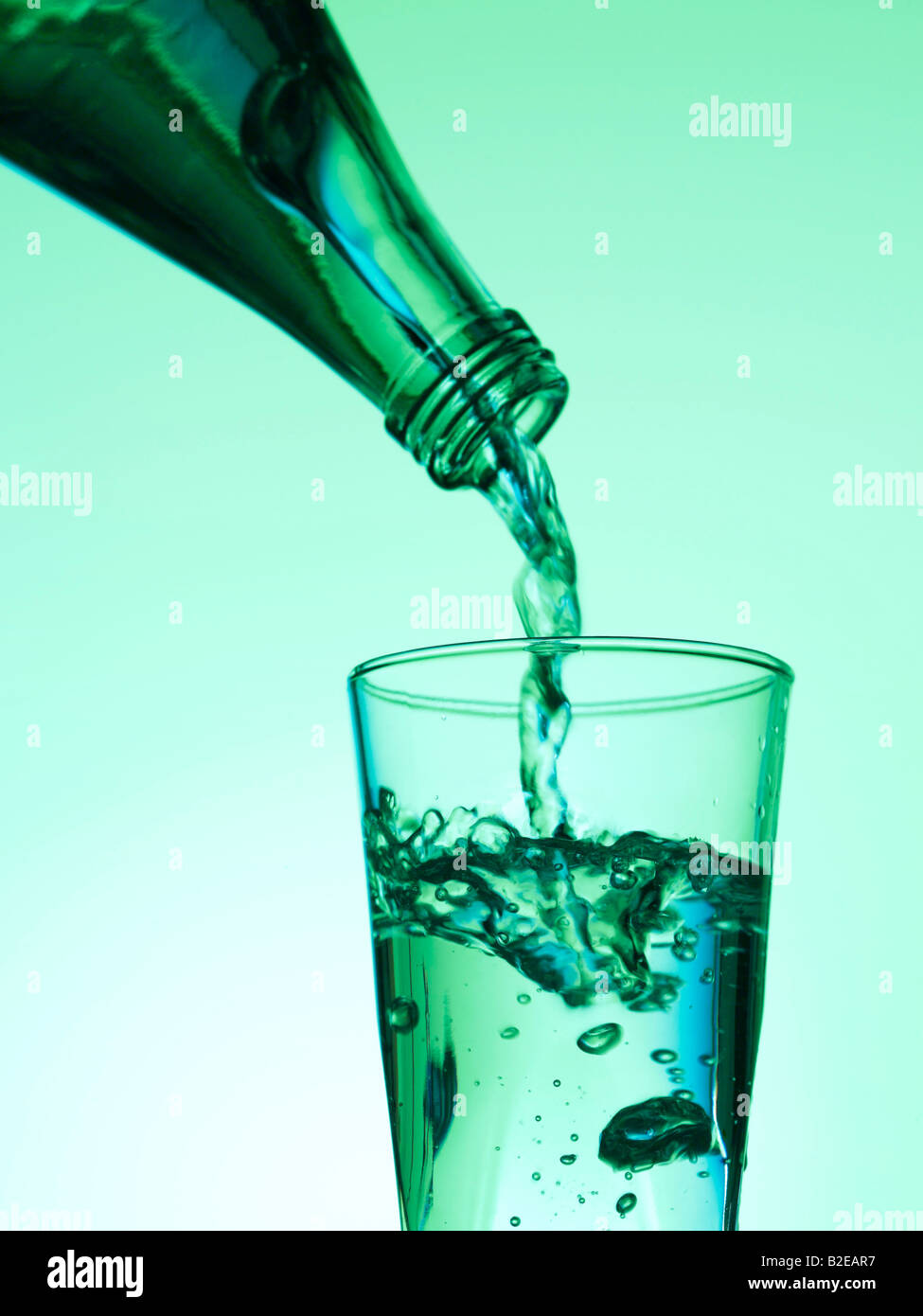 Close-up of water being poured into glass Stock Photo - Alamy