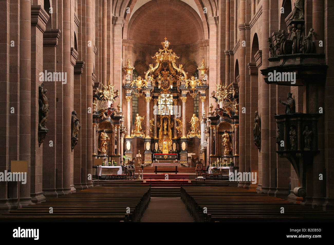 The cathedral indoor Cut Out Stock Images & Pictures - Alamy
