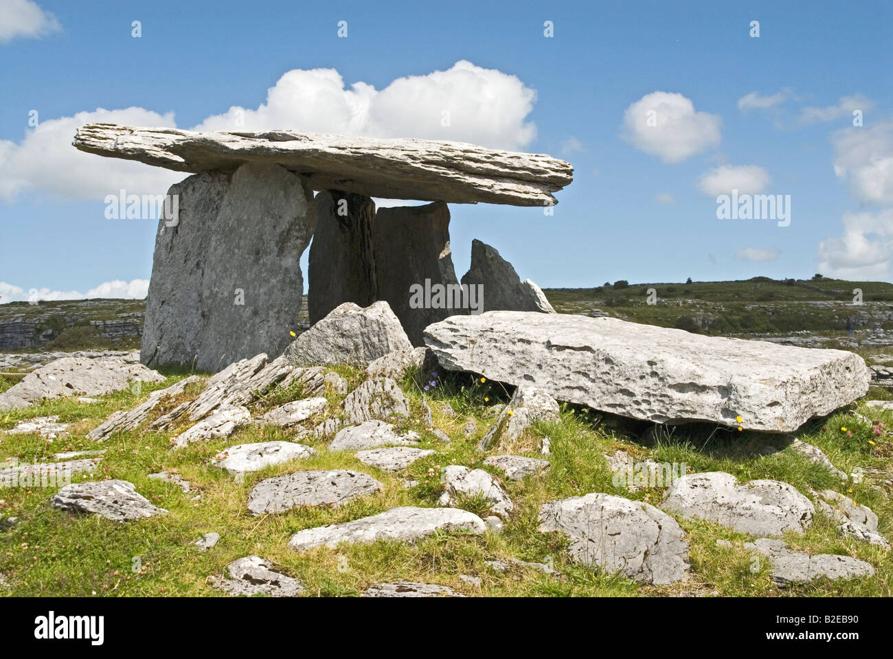 Neolithic stone on landscape Stock Photo - Alamy