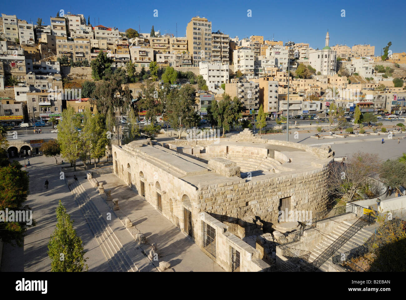 Buildings in city, Amman, Jordan Stock Photo - Alamy