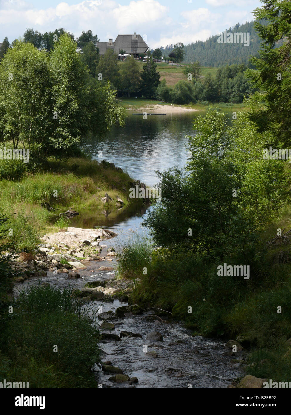 Water flowing through river bush hi-res stock photography and images ...