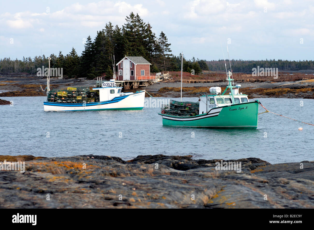 Blue rocks nova scotia hi-res stock photography and images - Alamy