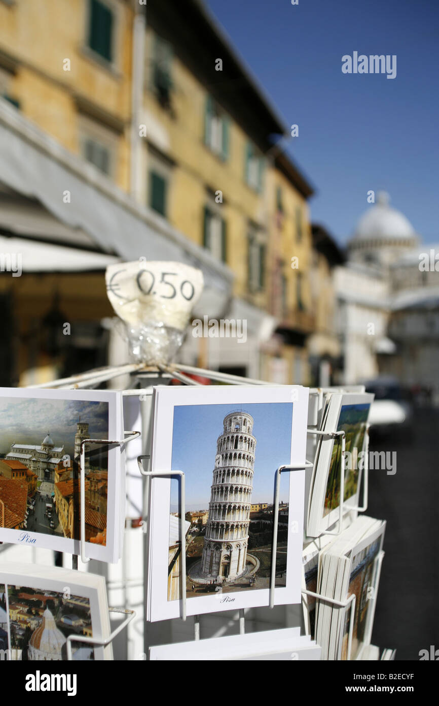 Postcards, Pisa, Tuscany, Italy Stock Photo - Alamy