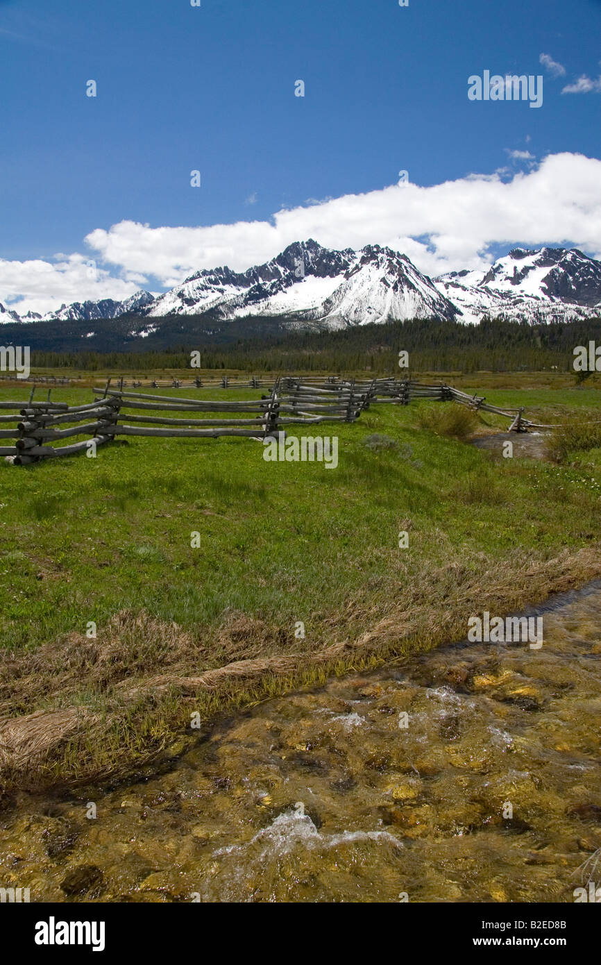 The Sawtooth Valley near Stanley Idaho Stock Photo - Alamy