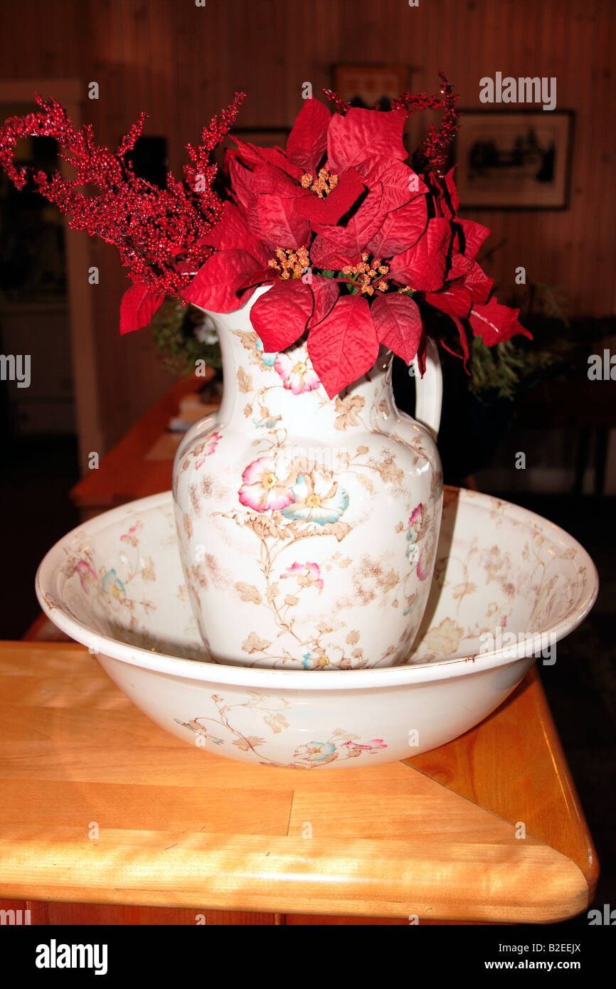 pitcher of flowers Stock Photo - Alamy
