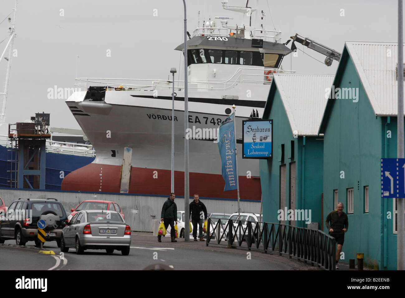 POrt in Reykjavik, Iceland Stock Photo - Alamy