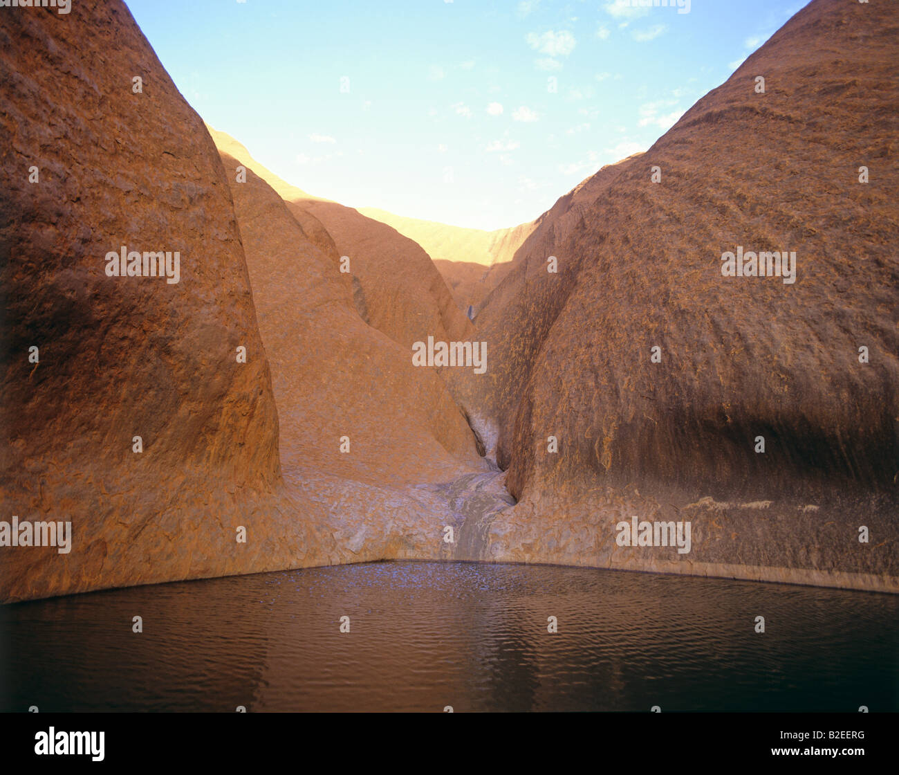 Ayers Rock Maggie's springs Northern Territory Australia Stock Photo ...