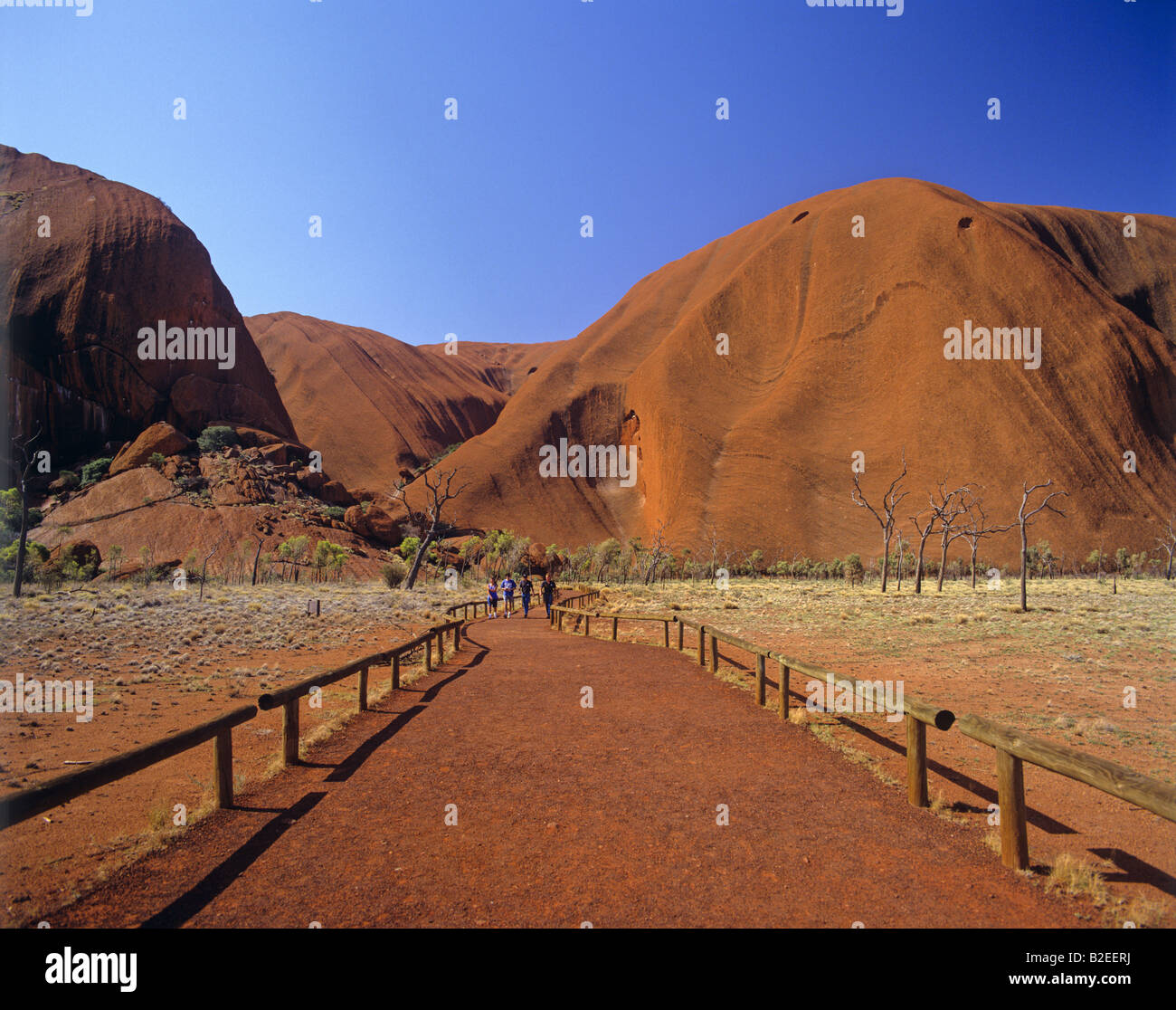 Ayers Rock acces road to Maggie's springs Northern Territory Australia ...