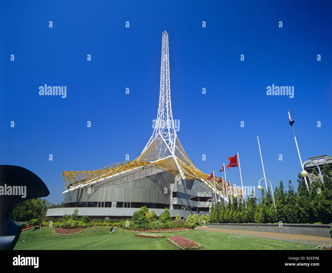 The Arts Centre with original Spire in Melbourne Victoria Australia ...