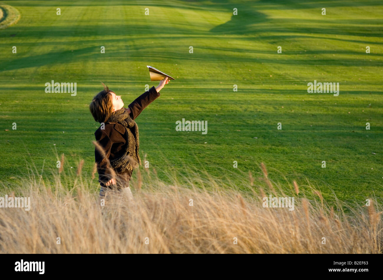 Flying paper boy hi-res stock photography and images - Alamy