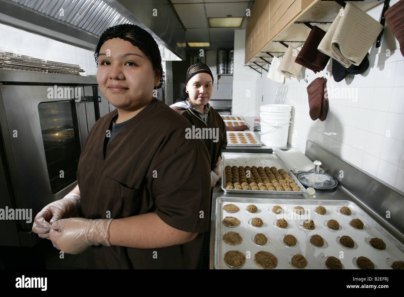 Portrait female workers in kitchen hi-res stock photography and images ...