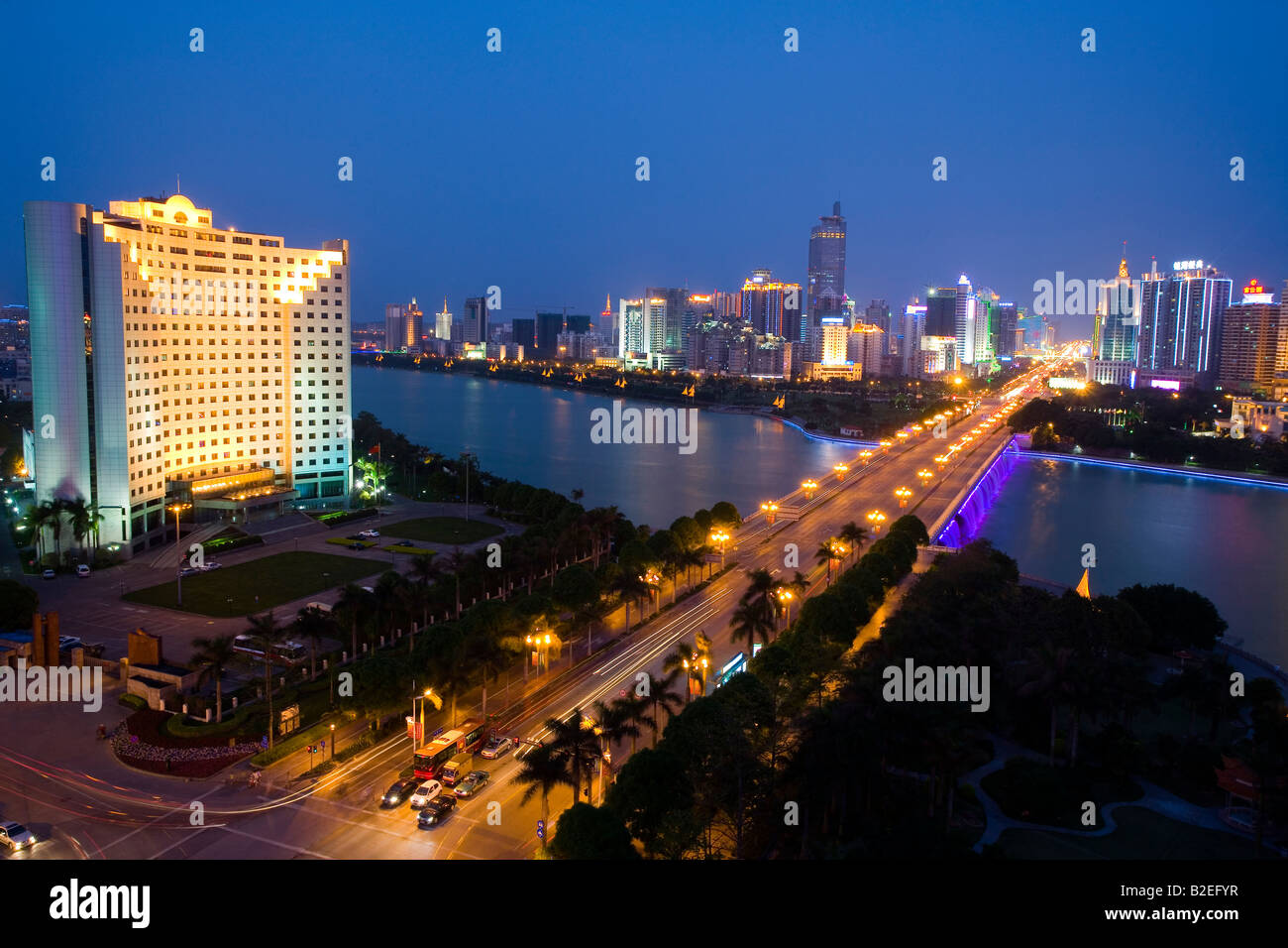 Night of nanning hi-res stock photography and images - Alamy