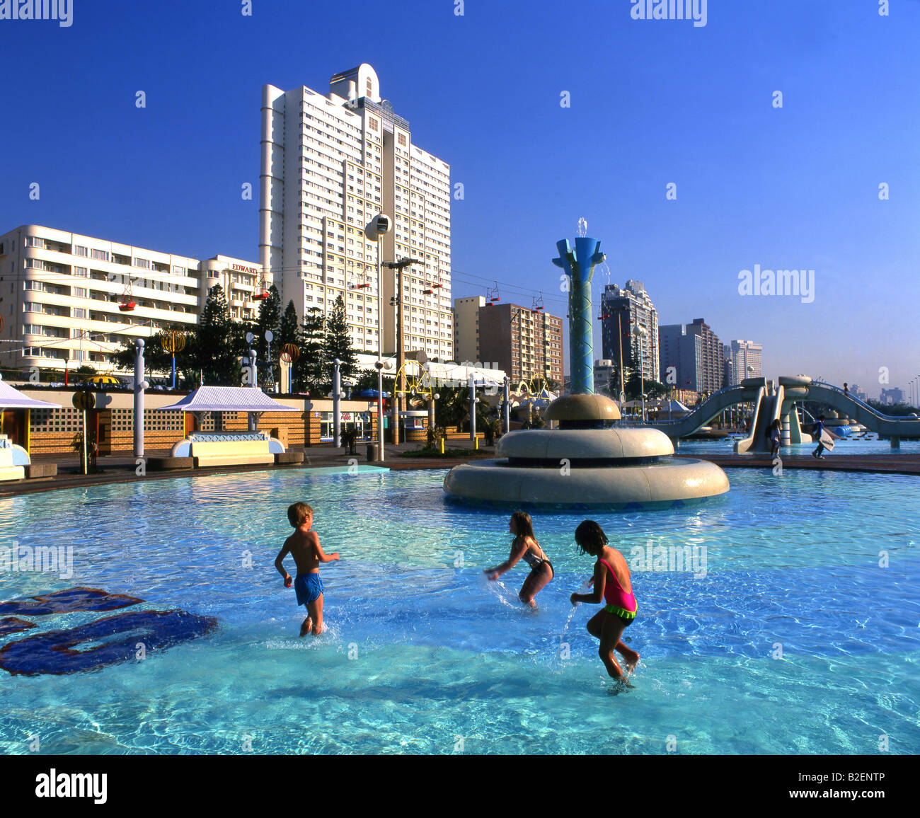 Durban beachfront swimming hi-res stock photography and images - Alamy