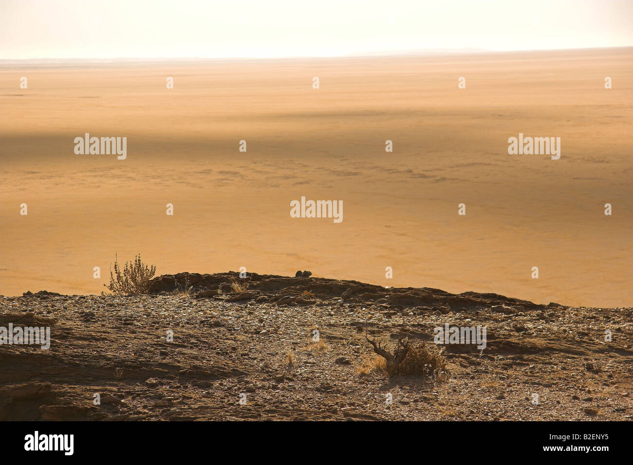 Panoramic view over vast expanse of desert sand Stock Photo - Alamy