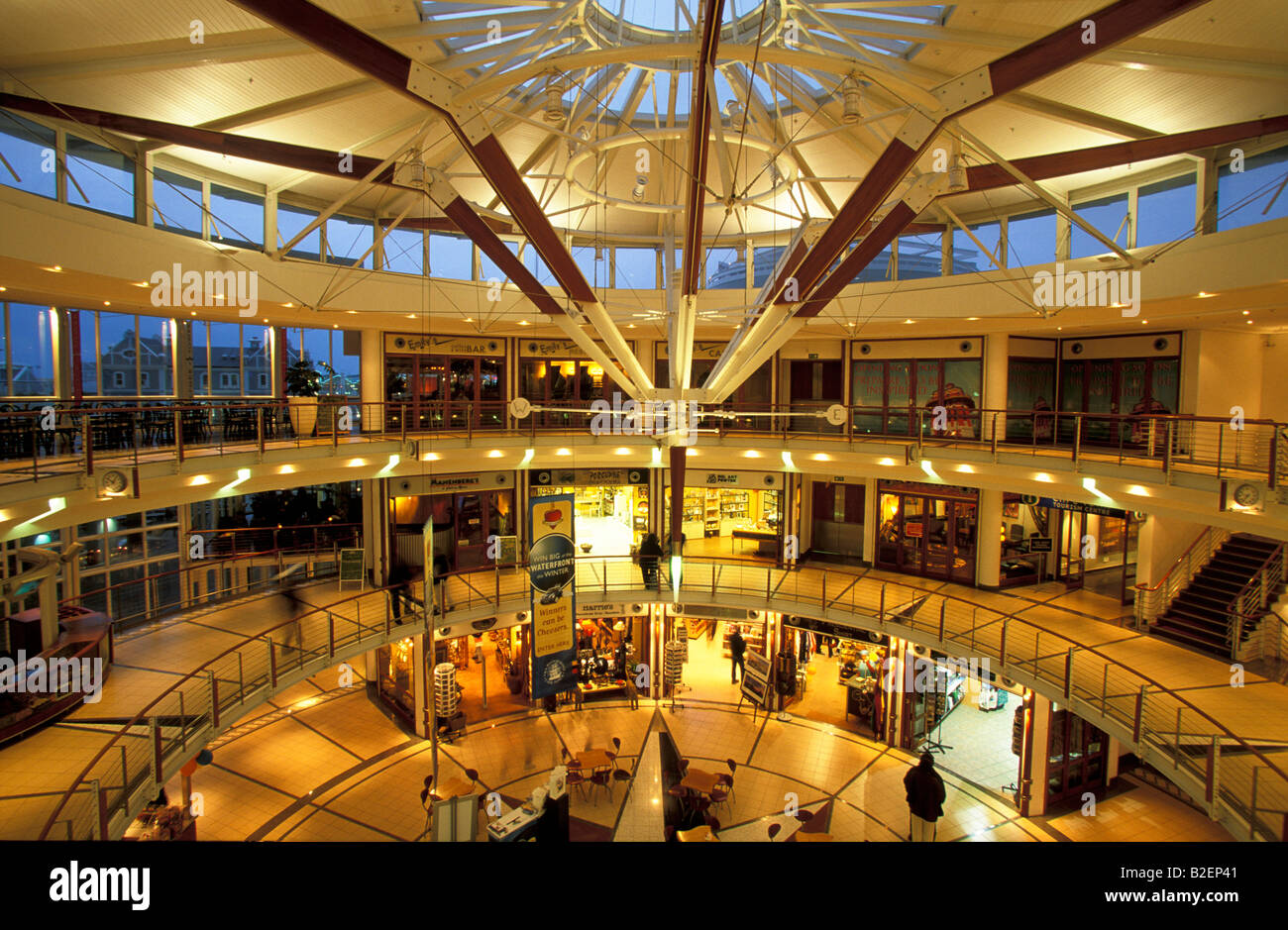 Interior of the clock tower complex in the Victoria and Alfred ...