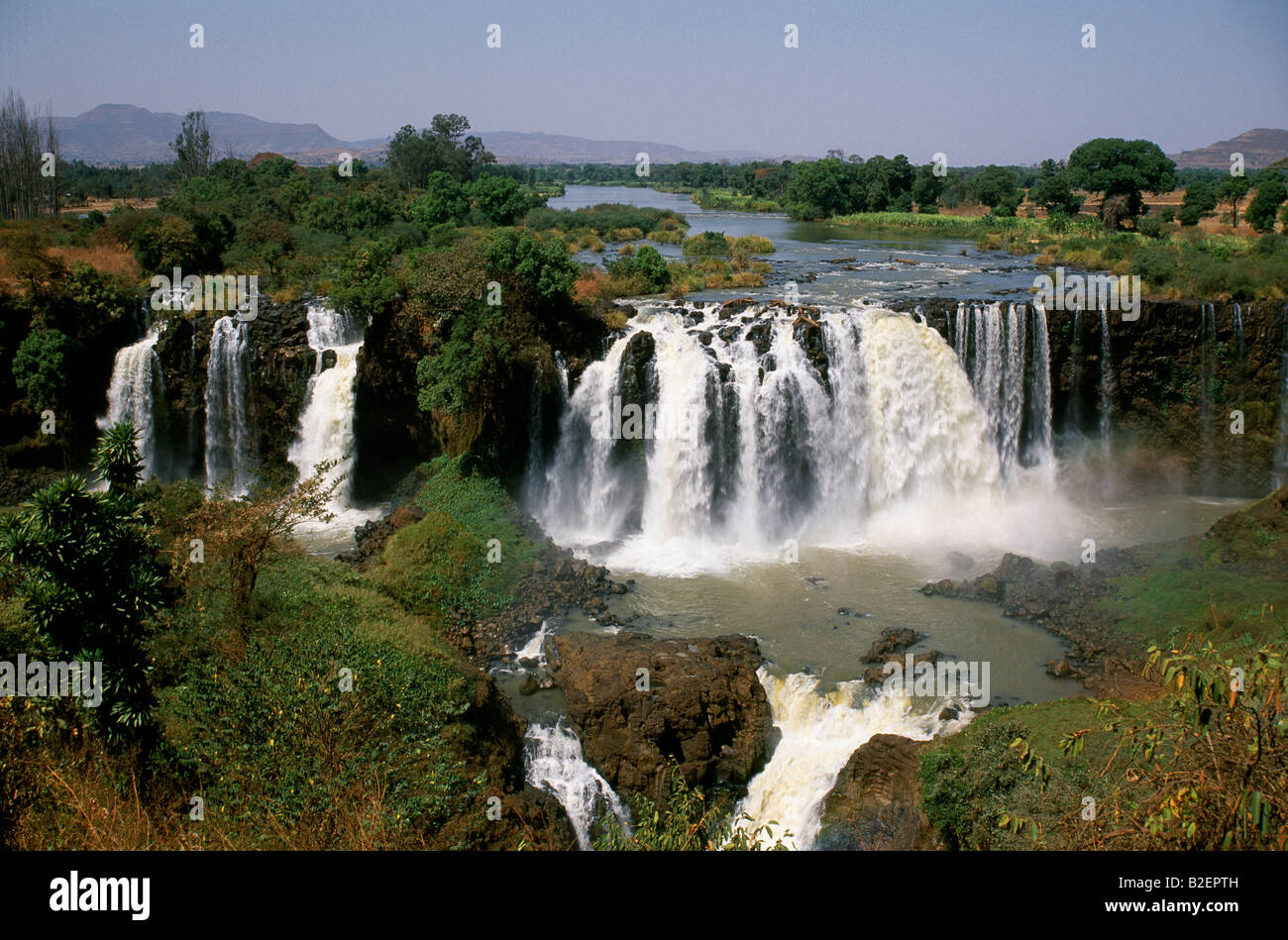 At 400m across and 45m deep, the Blue Nile Falls, known locally as Tis ...