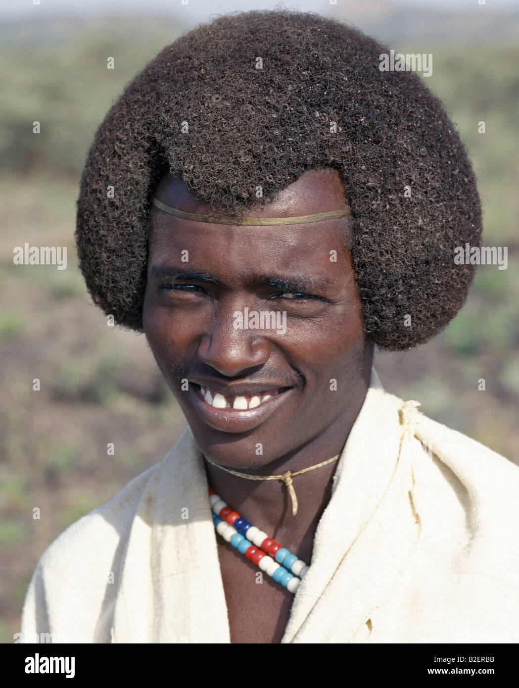 Kereyu man fuzzy well oiled hair hi-res stock photography and images ...