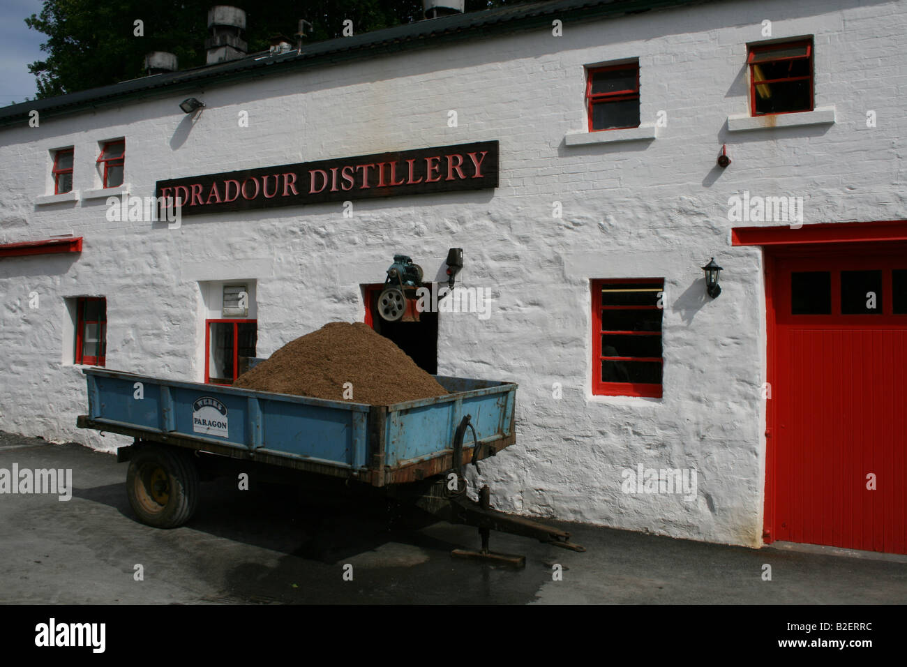 Edradour distillery buildings the smallest distillery in Scotland July ...