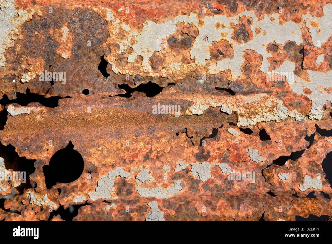 Rusting metal on an old car Stock Photo - Alamy