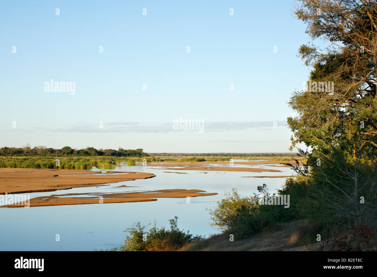 A view over the Save River in the late afternoon Stock Photo - Alamy