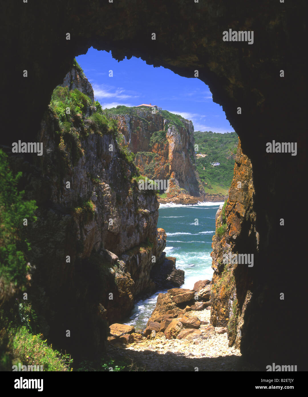 Rock Arch in the Featherbed Nature Reserve Stock Photo - Alamy