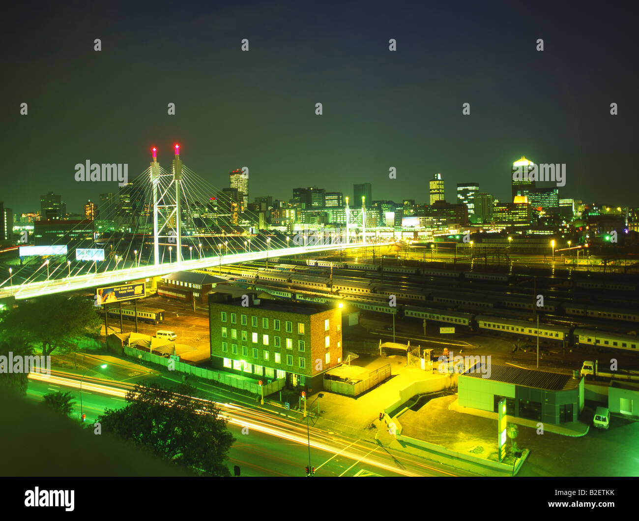 Nelson mandela bridge 'night' hi-res stock photography and images - Alamy