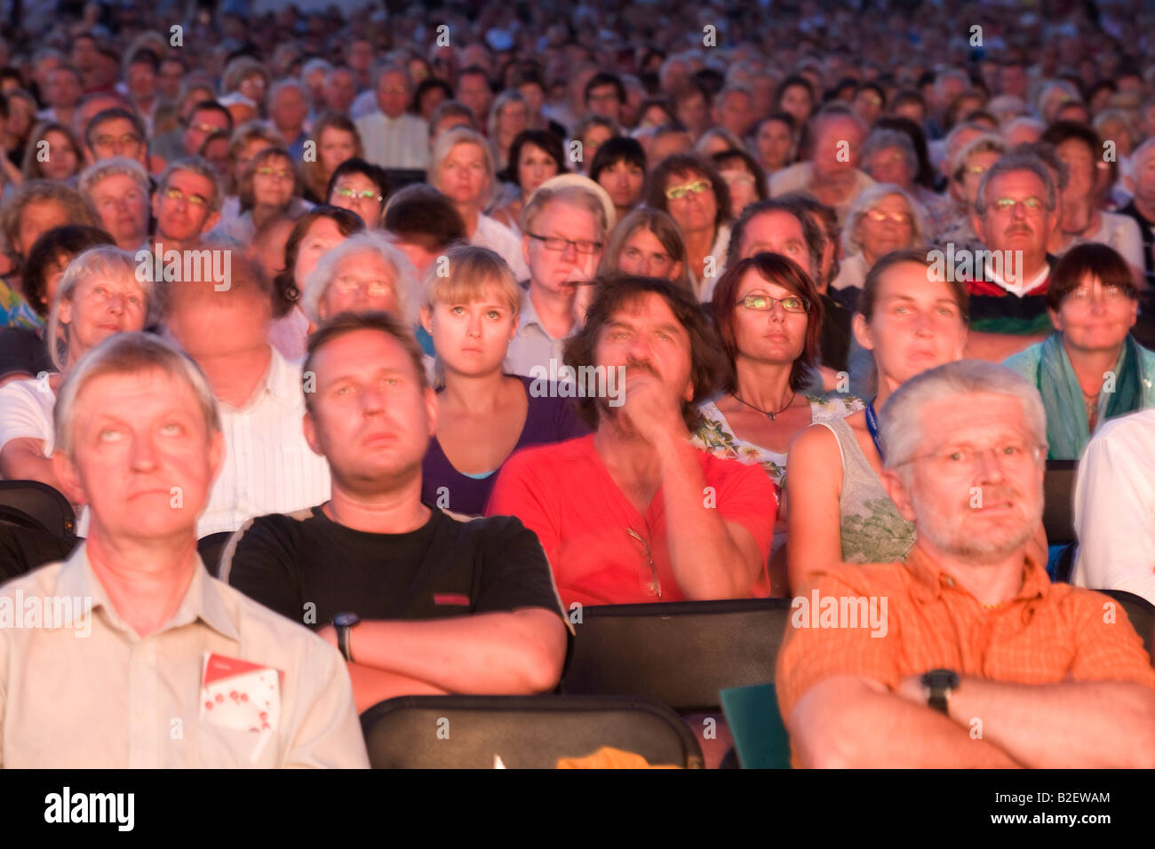Spectators at public viewing of Richard Wagner opera 'The Mastersingers ...