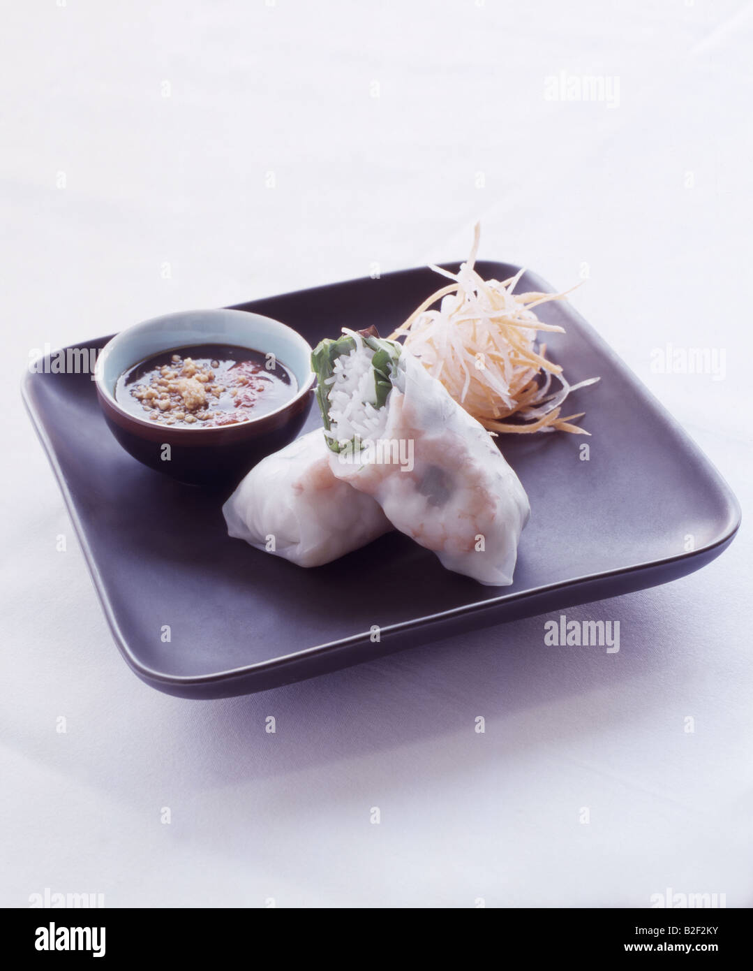 An Asian Shrimp Spring Roll Stock Photo - Alamy