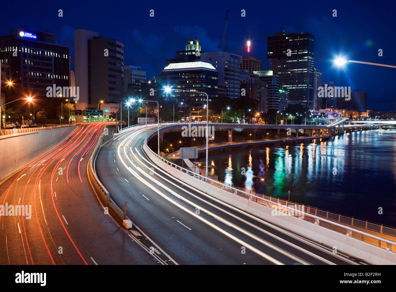 Riverside Expressway - Brisbane, Queensland, AUSTRALIA Stock Photo - Alamy