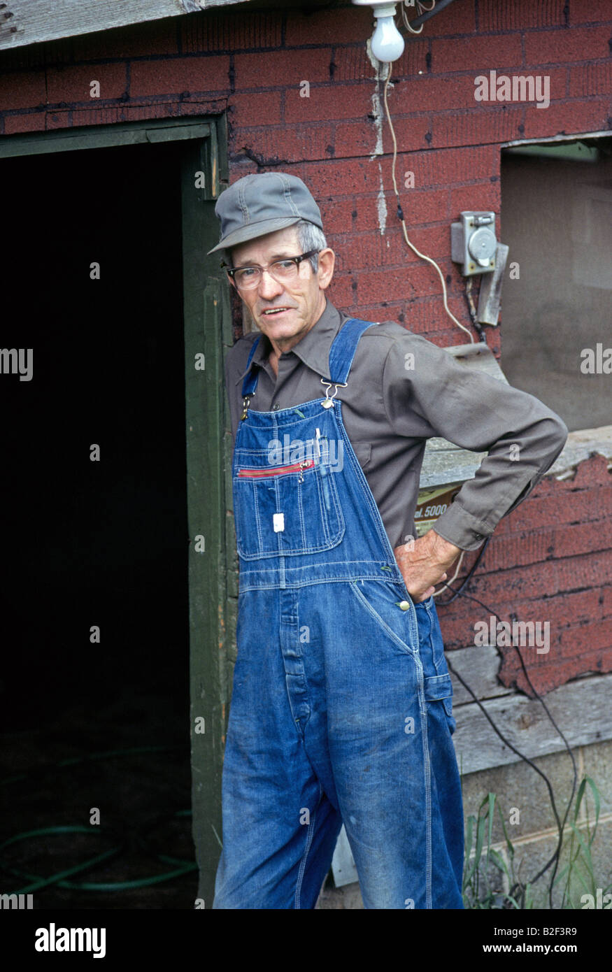 A portrait of a farmer mountain people from southern Virginia His farm ...