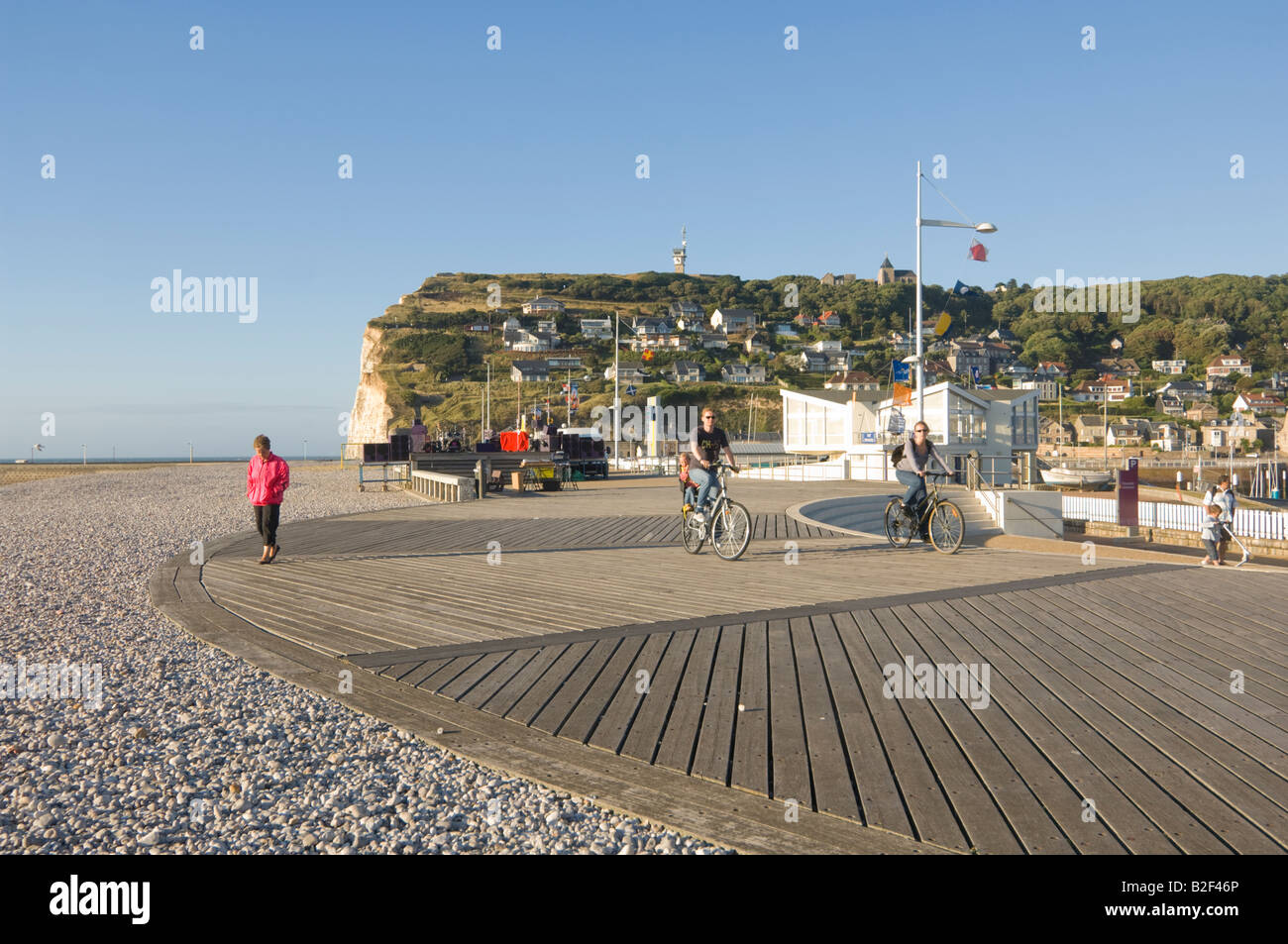 Fecamp Beach Normandy France Stock Photo - Alamy