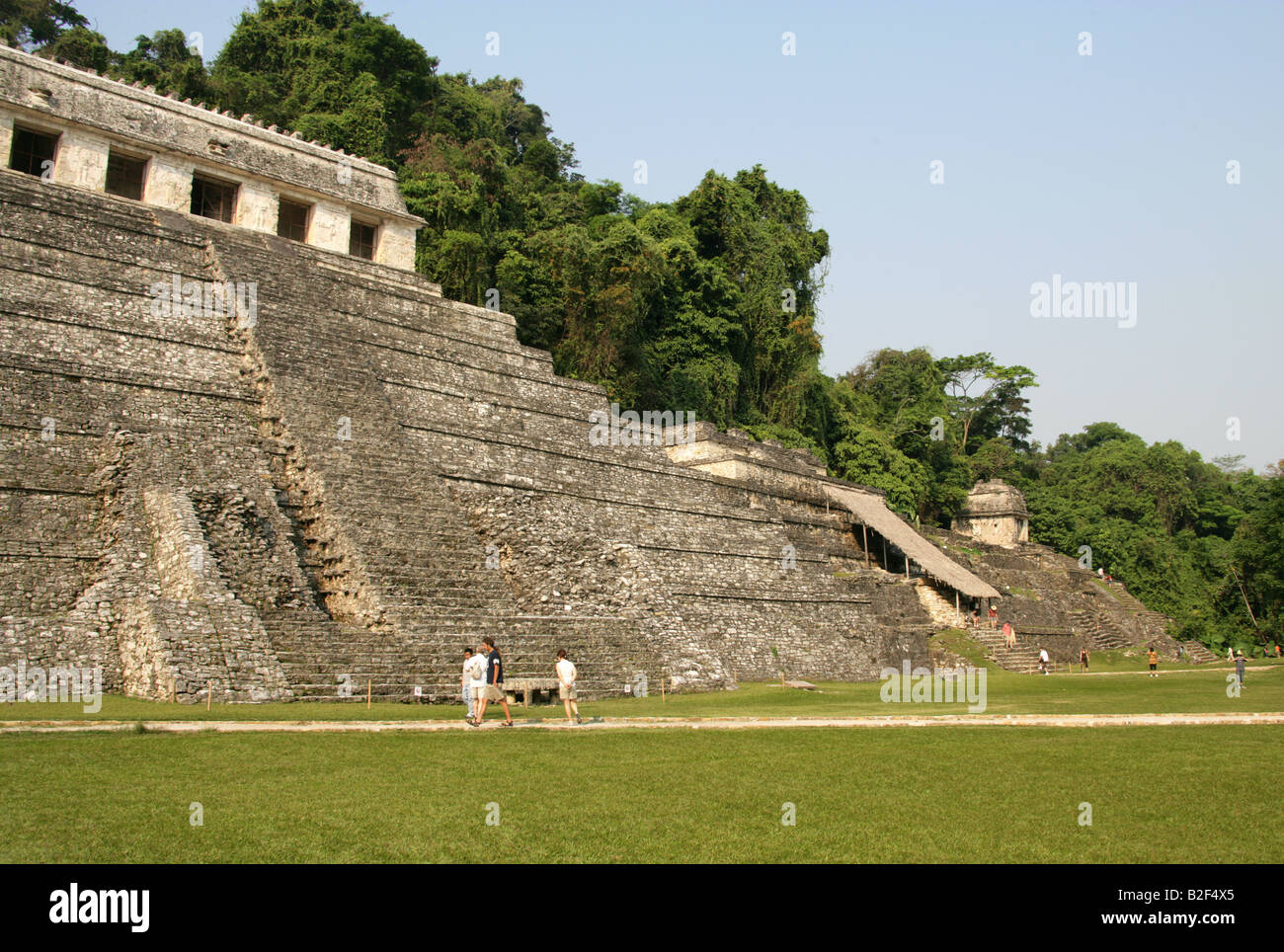 Temple of Inscriptions, Temple XIII and Temple of the Skull, Palenque ...