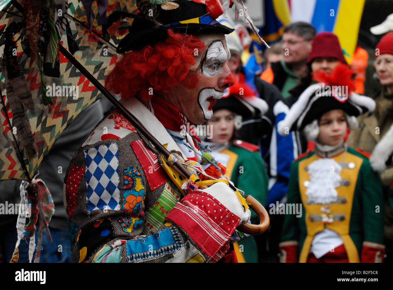Scenes from carnival parade in Germany Stock Photo - Alamy