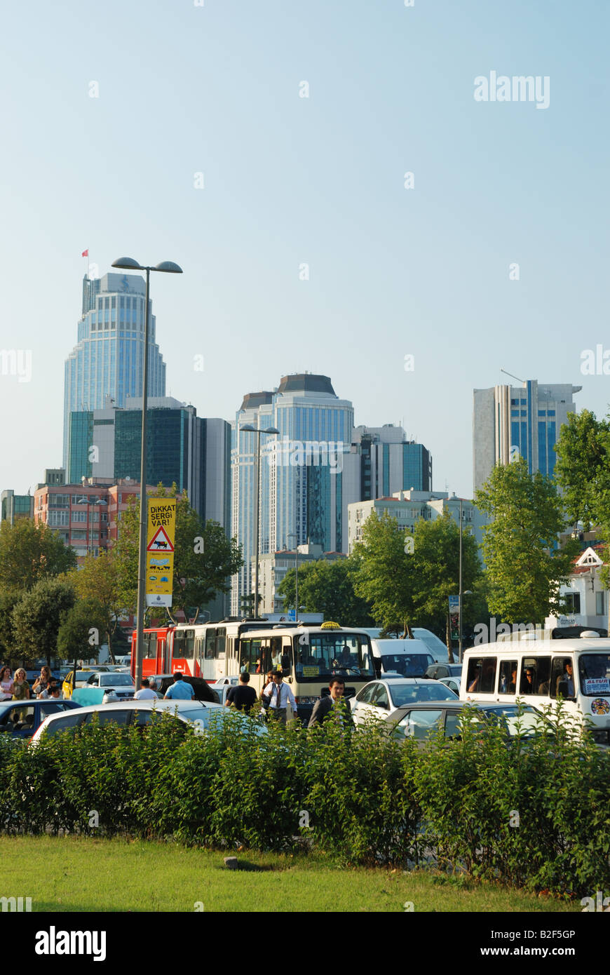 Cityscape of Levent district, Istanbul, Turkey Stock Photo - Alamy