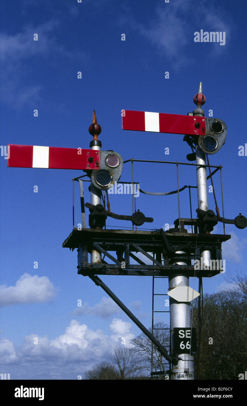 Train signals hi-res stock photography and images - Alamy