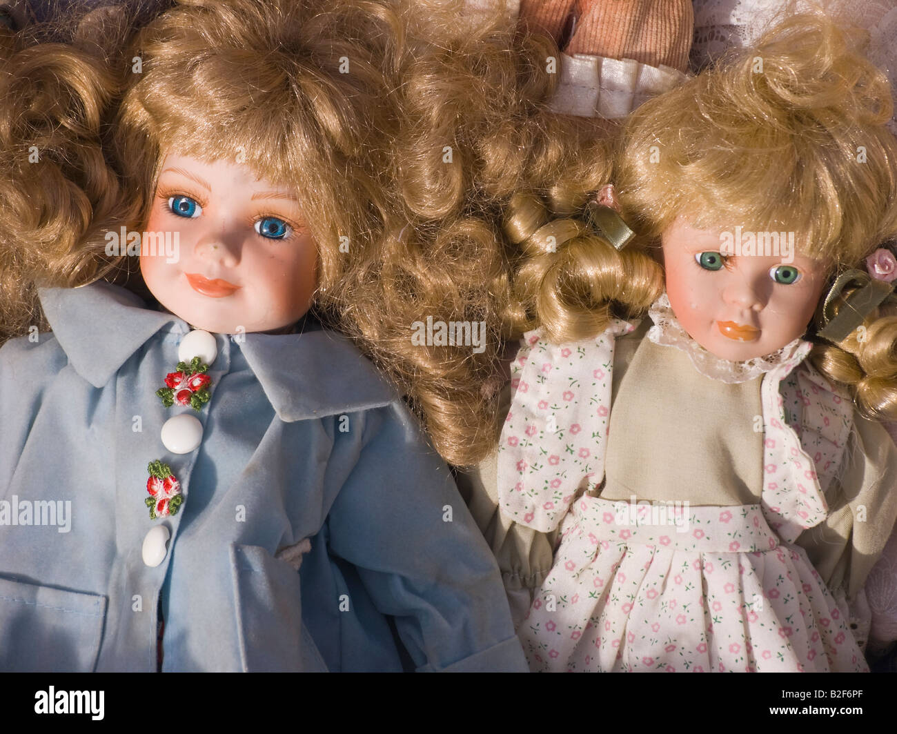 Children s little girl dolls Stock Photo - Alamy