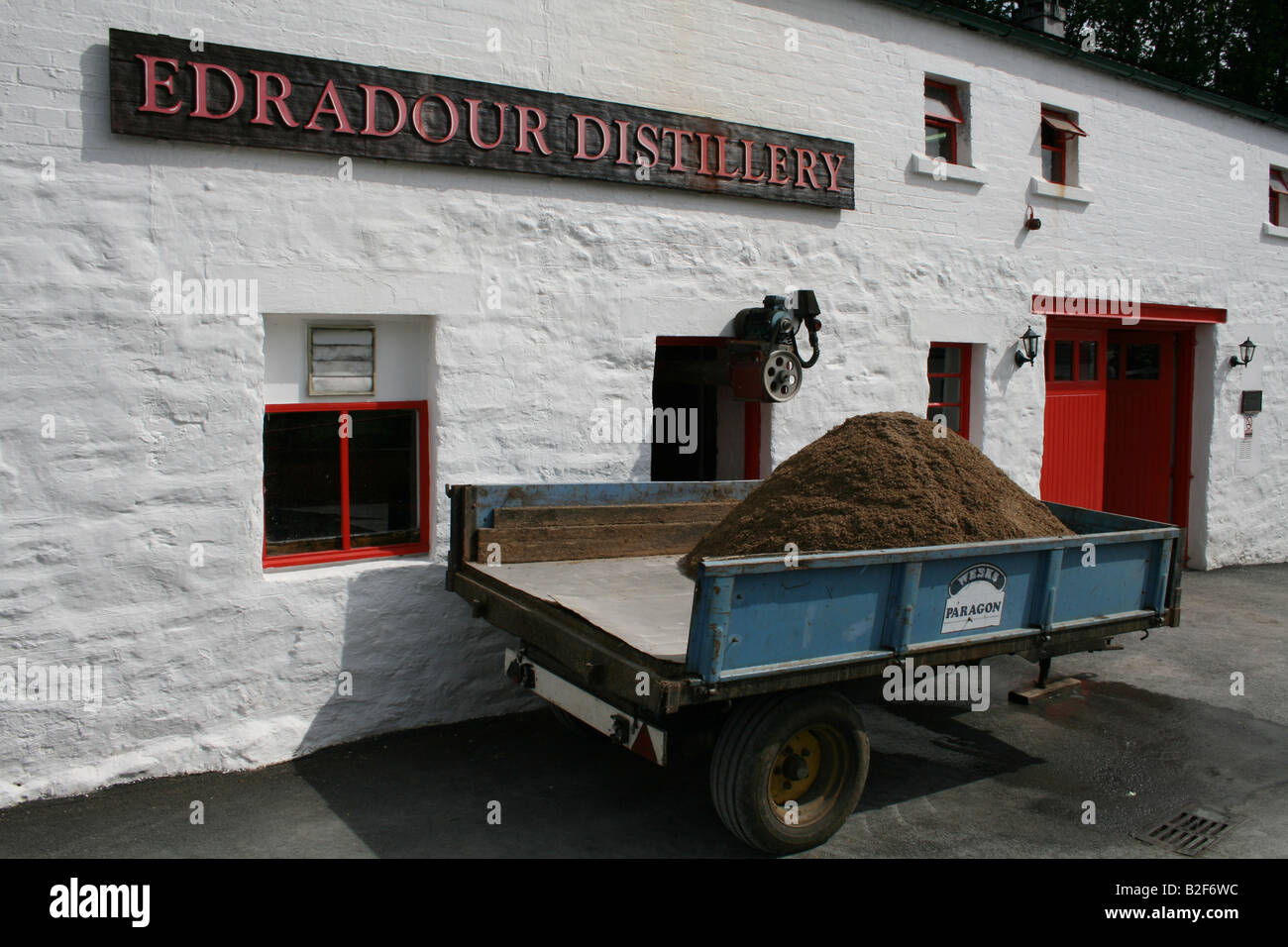 Edradour distillery buildings the smallest distillery in Scotland July ...