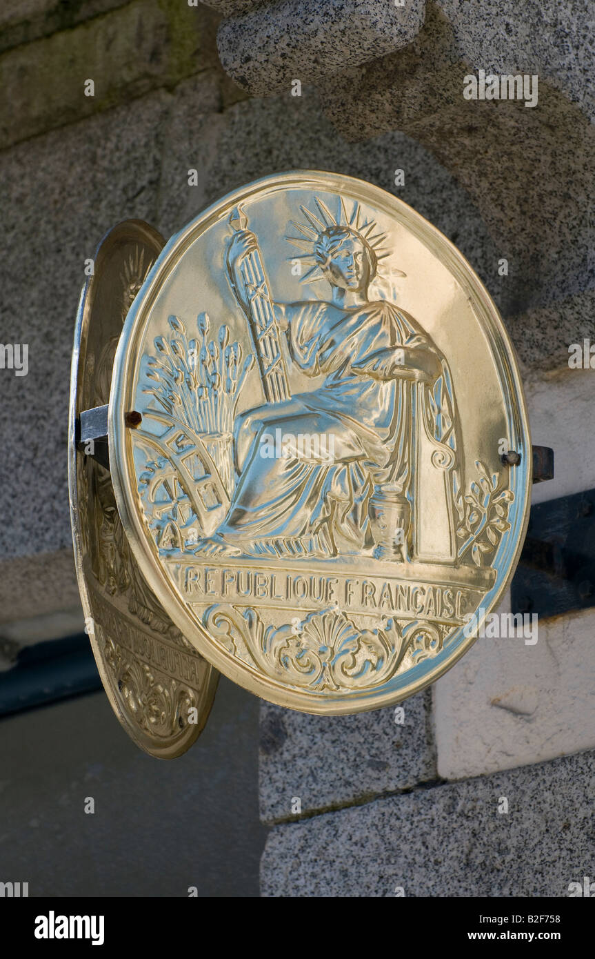 notaire sign, normandy, france Stock Photo - Alamy